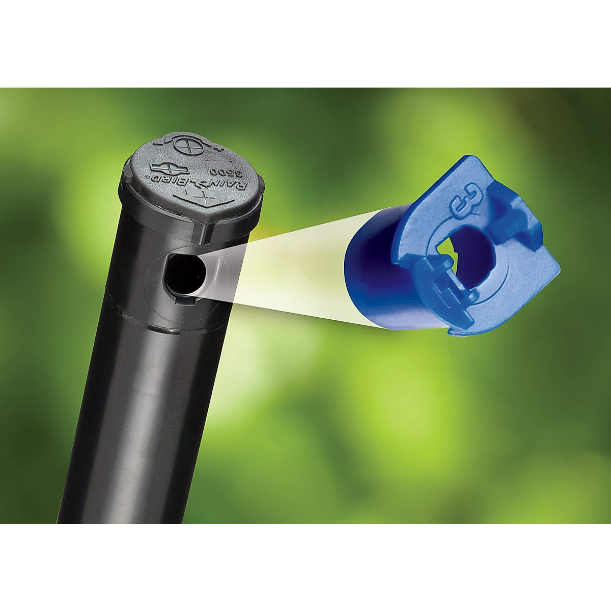Rain Bird Nozzle Pack 32SA, 32SA Shrub, 3500 Rotors - Replacement Set of 6 Self-Aligning Nozzles with Matched Flow Rates - Black, Plastic