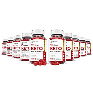 Justified Laboratories (10 Pack) Lifetime Keto ACV Boost Gummies 1000MG with Pomegranate Juice Beet Root B12 600 Gummys