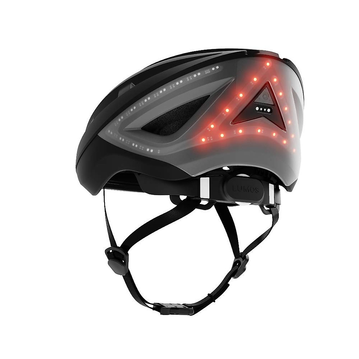 Lumos Ultra Fly Pro - Road Bike Helmet with Light | Lumos Firefly Compatible | Built-in Sunglasses Port | Custom-Made Fit System for Adult Men & Women | Bicycle Cycling Accessories