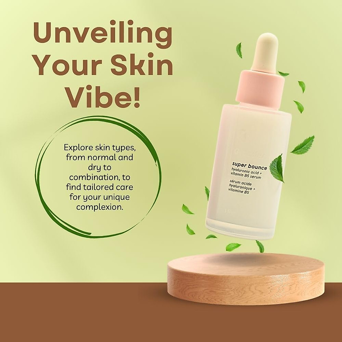 Glossier Super Bounce Hyaluronic Acid + Vitamin B5 Hydrating Face Serum 1 Fl oz / 30 mL