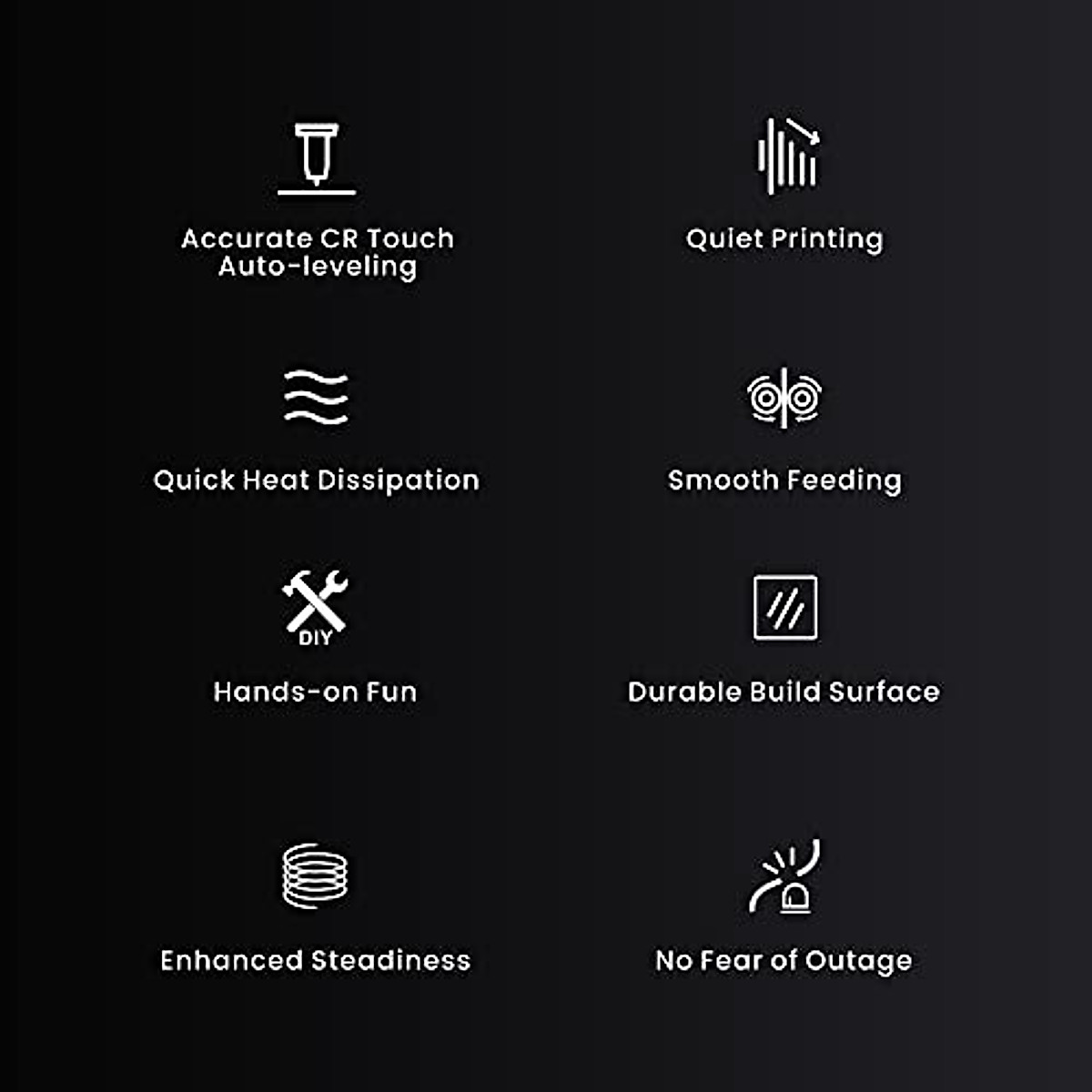 Official Creality Ender 3 Neo 3D Printer with CR Touch Auto Bed Leveling Kit Full-Metal Extruder Carborundum Glass Printing Platform with Resume Printing Function Silent Mainboard 8.66x8.66x9.84 inch