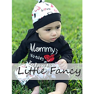 Baby Boys' Mommy's Little Valentine Outfit Clothes Cute Romper (6-12 Months)