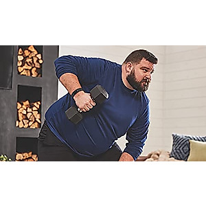 Fitbit Charge 5 Infinity Accessory Band, Official Product, Black, Large