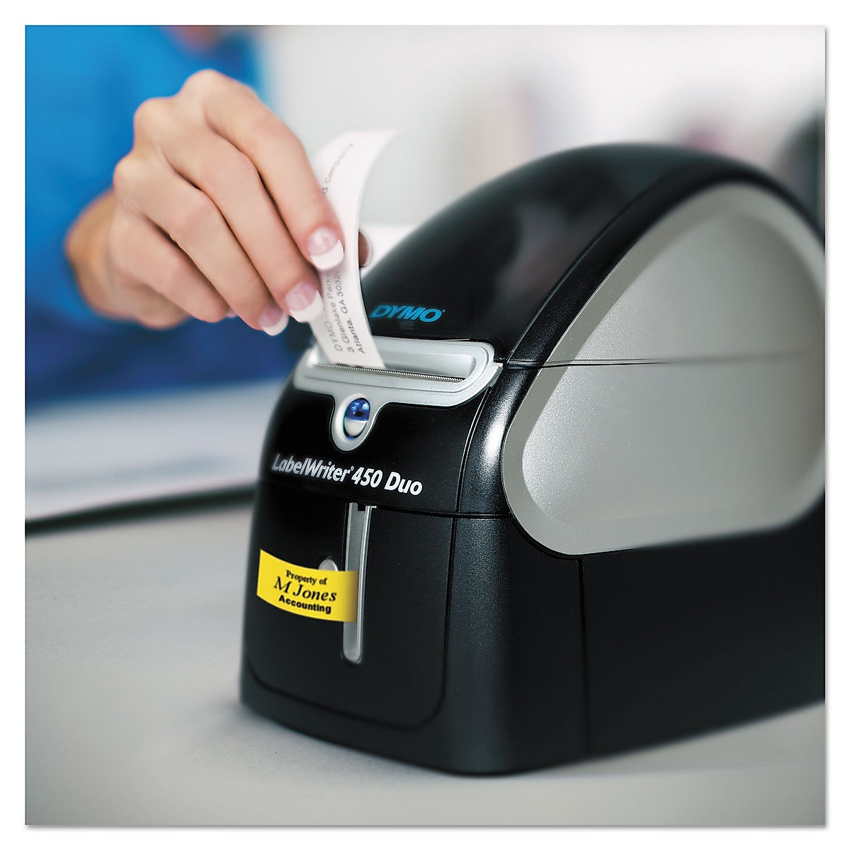 Dymo LabelWriter DUO 300dpi 55 labels per minute Label Printer; 180dpi D1 tape Label Printer (69220)