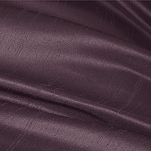 Madison Park Amherst Faux Silk Comforter Set-Casual Contemporary Design All Season Down Alternative Bedding, Matching Shams, Bedskirt, Decorative Pillows, King(104"x92"), Purple, 7 Piece (MP10-127)