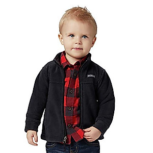 Columbia Toddler Boys Steens Mt II Fleece, Black, 4T