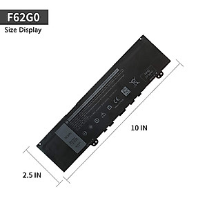 SWEALEER F62G0 Laptop Battery Replacement for Dell Inspiron 13 5370 7000 7370 7373 7380 7386 P83G P83G001 P83G002 P87G P87G001 Vostro 13 5370 D1525S D1505G R1605S D2505G Series F62GO RPJC3 39DY5