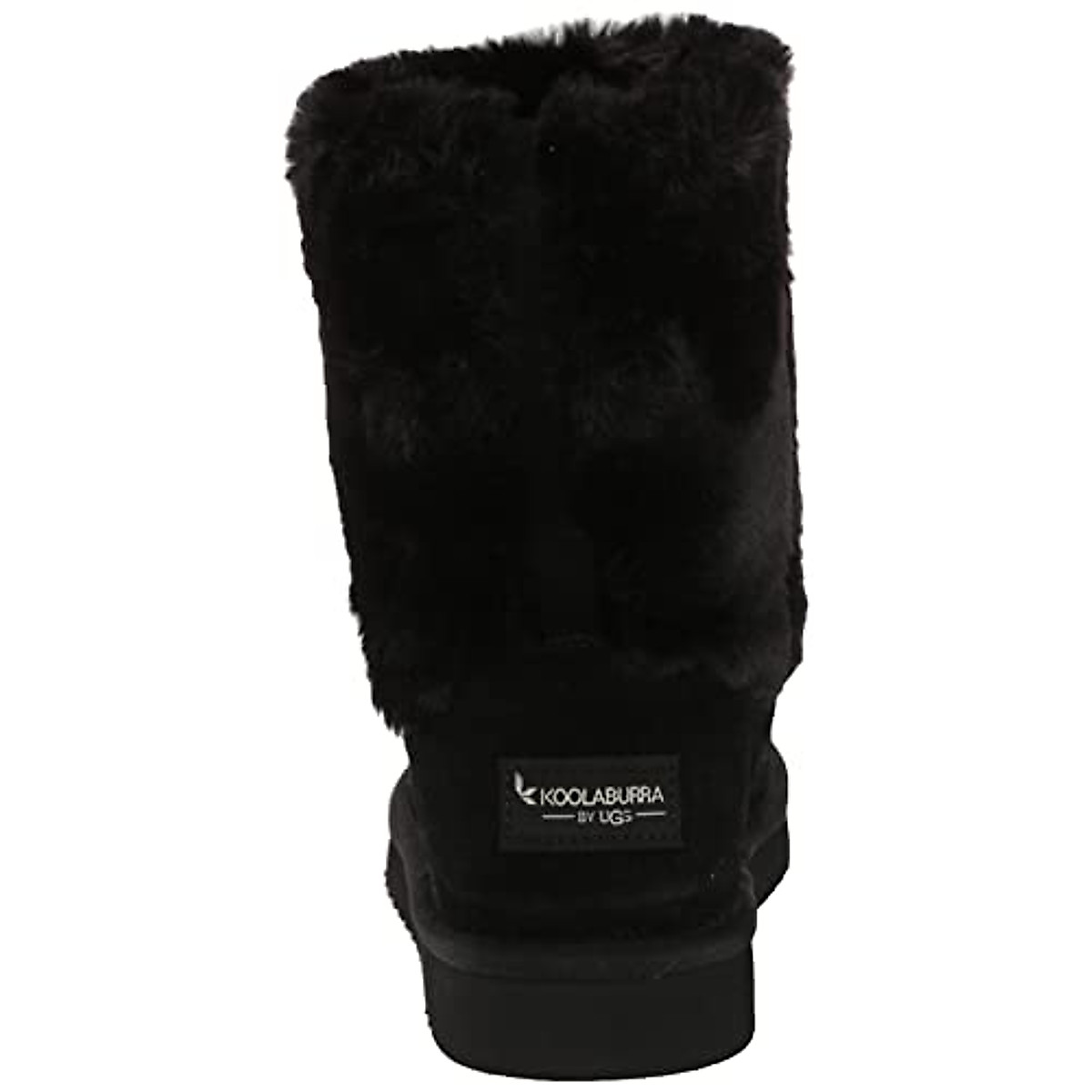 Koolaburra by UGG Women's Aubrei Short Fashion Boot, Black, 7