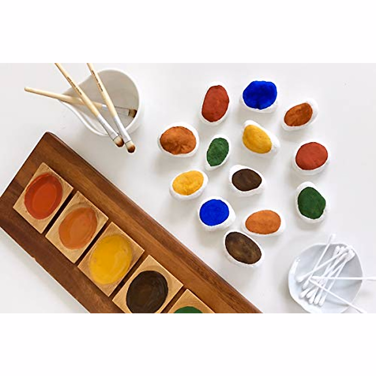 The Natural Earth Paint Kit | Non- Toxic | Made for Kids | Vegan | 6 Bright Colors | All Ages