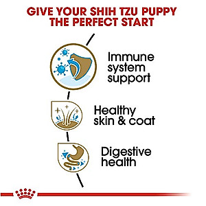 Royal Canin Breed Health Nutrition Shih Tzu Puppy Dry Dog Food, 2.5 lb