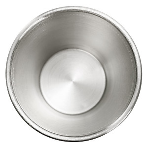 ZEAYEA Set of 2 Mint Julep Cups, Classic Stainless Steel Glasses for Party Bar Home Restaurant, 12 oz Metal Cocktail Glasses for Beer Juice Beverage, Silver