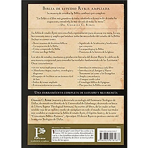 Biblia de estudio Ryrie ampliada (Spanish Edition)