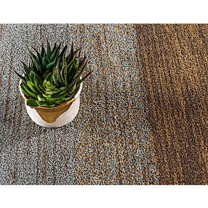 Unique Loom Fars Collection Area Rug - Manila (6' 1" x 9' Rectangle, Multi/ Light Brown)