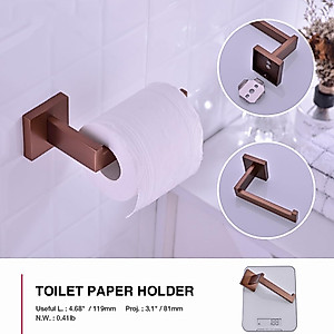 Bathroom Accessories Toilet Paper Holder Brushed Rose Gold Towel Hooks Stainless Steel Bedroom Wall Mount Bath Hardware Sets,Paper Holder