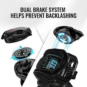 Piscifun Carbon XCS Baitcasting Reel and Rod Combo, 7' MH M 2Pcs Baitcaster Rod, 5.5oz Ultraliught Baitcasting Reel, 8.1:1 Right Handed Baitcasting Fishing Reel