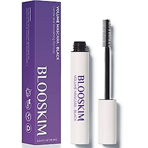 Mascara for Older Women 60 Plus, Prime Mascara, Lengthening & Strengthening Lash Mascara for Mature Women, Volumizing, Long Stay, Hypoallergenic Waterproof Mascara for women over 50 - Black 0.34 FL OZ