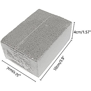 Aoutdoor Gray Pumice Grill Stone Brick Cleaner for Cleaning Grills Pans,Pack of 3