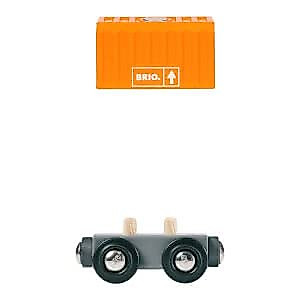 Brio 33982 Three-Wagon Cargo Train | Wooden Toy Train for Kids Age 3 and Up