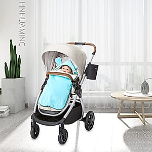 Crib Sheet Set Jersey Cotton,3 in-1 Warm Cozy Bunting Bag Stroller Blanket Carrier Canopy for Infant Car Seat