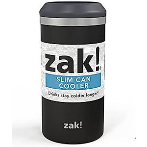 ZAK! Slim Can Cooler (Black)