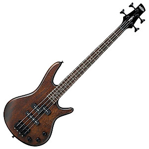 Ibanez 4 String Bass Guitar, Right, Walnut Flat (GSRM20BWNF)