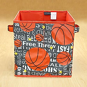 Passion for Basketball Collection (Storage Bin-Pewter)