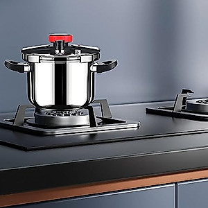 Generic 304 Stainless Steel Pressure Cooker Electric Instant Cooking Pot Quickly Cooking Cookware Kitchen Cooking Pot for Kitchen, 5L