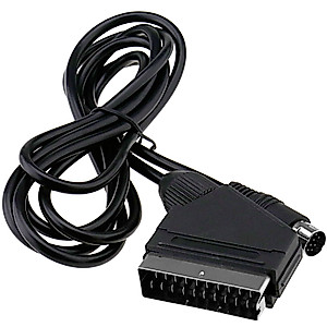1.8M Real RGB Scart Cable TV Lead Compatible with Sega Saturn