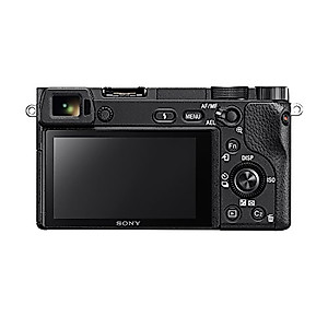 Sony Alpha a6300 ILCE6300M/B 24.2 MP Mirrorless Digital Camera with F3.5-5.6 OSS Zoom Lens, E 18-135mm, Black