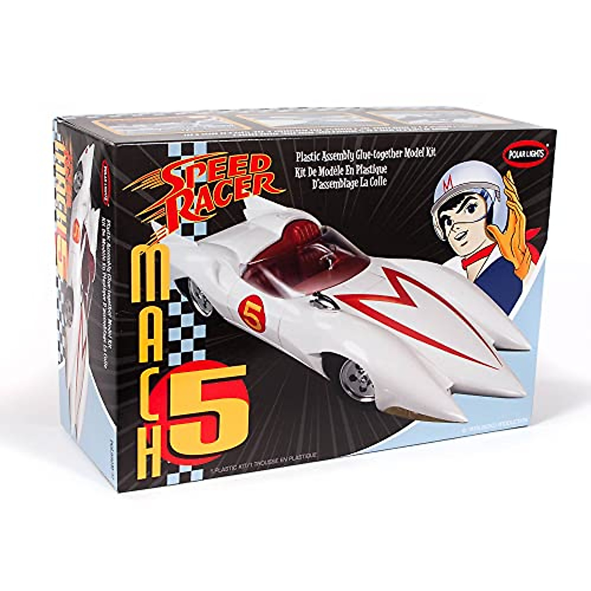 POLAR LIGHTS Speed Racer Mach V 1:25 Scale Model Kit