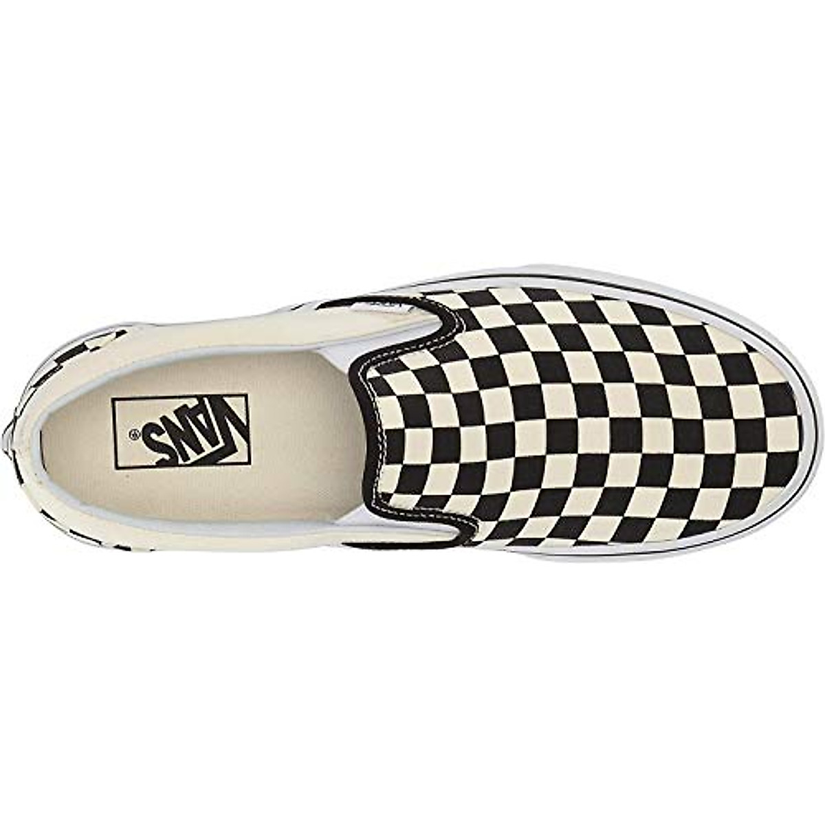Vans Authentic(TM) Core Classics (41 M EU / 10 B(M) US Women / 8.5 D(M) US Men, Black-White (Checker))
