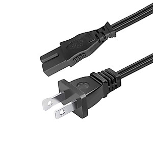 8.2ft Power Cord for Bose Acoustimass 10 Series IV III Home Theater System 300 Bass Module 321 Subwoofer AC 2 Prong Polarized Power Cord Cable Replacement