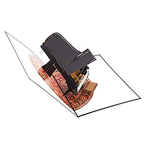 PopLife Grand Piano 3D Pop Up Card for All Occasions - Happy Birthday, Graduation, Father's Day, Mother's Day, Congratulations, Retirement, Thank You - Musicians, Teachers, Gift for Music Lovers