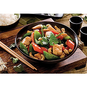 Helen's Asian Kitchen Non-Stick Xylan Wok, 12-Inches, with Bamboo Handle