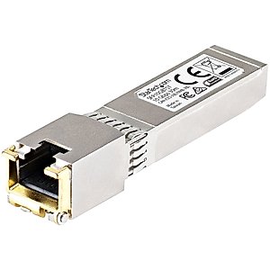 StarTech.com Cisco SFP-10GB-T-X Compatible SFP+ Module, 10GBASE-T, SFP to RJ45 Cat6/Cat5e, 10GE Gigabit Ethernet SFP+, 30m