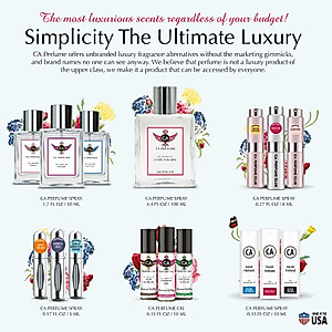 CA Perfume Impression of Delina Exclusif For Women Replica Fragrance Body Oil Dupes Alcohol-Free Aromatherapy Sample Travel Size Concentrated Long Lasting Attar Roll-On 0.14 Fl Oz/4ml-X1