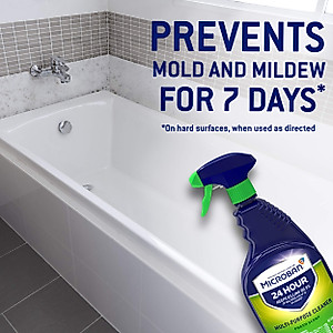 Microban Disinfectant Spray, 24 Hour Sanitizing and Antibacterial Spray, All Purpose Cleaner, Citrus Scent, 4 Count, 22 fl oz Each