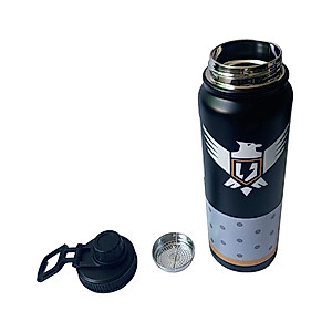 Windgro Stainless Steel Apex Legends Phoenix Kit Water Bottle 27oz wide mouth Insulated Flask Keeps Hot or Cold 800ml (Black)