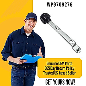 WP9709276 9709276 Speed Control Lever - Compatible Whirlpool KitchenAid Mixer Parts - Replaces AP6013789 3184193 PS11747016 - Length Is Approximately 3.5 Inches - Has A Black Plastic Handle At The Top