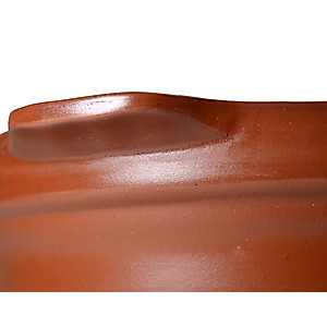 Casserole Clay Pot Bowl 1.3qt / 50oz for Cooking Dolsot Bibimbap Soup Exclusive Earthen (clay lid)
