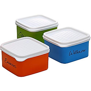 Baby/ Toddler/ Kids Stainless Steel Insulated Food Storage Container Small Leak Proof Lunch Box- 3 pk. 8 oz Snack Containers- Square Thermal Food Container With Airtight Lid On The Go, School, Daycare