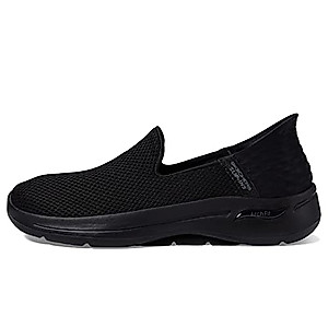 Skechers Go Walk Arch Fit Summer Views Hands Free Slip-Ins Black 11 D - Wide
