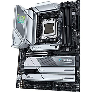 ASUS Prime X670E-PRO WiFi Socket AM5 (LGA 1718) Ryzen 7000 ATX Motherboard(PCIe® 5.0,DDR5,4X M.2 Slots, USB 3.2 Gen 2x2 Type-C®, USB4® Support, WiFi 6E, and 2.5G Ethernet)