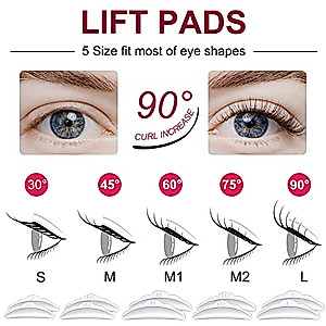 Lash Lift Kit, Professional Eyelash Lift Kit, Eyelash Extension Kit Long Lasting Wave Lash Curling for Home or Salon Use, Semi-Permanent Curling Eyelash Perm Kit for Beautify Your Lashes