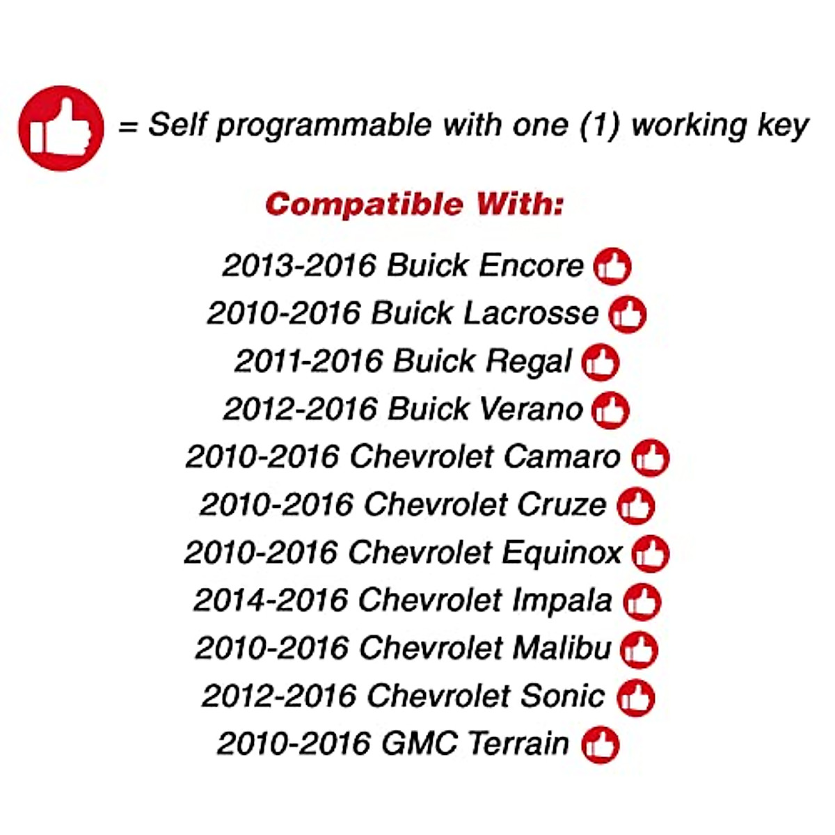 KeylessOption Keyless Entry Car Remote Uncut Flip Key Fob Replacement for OHT01060512 (Pack of 2)