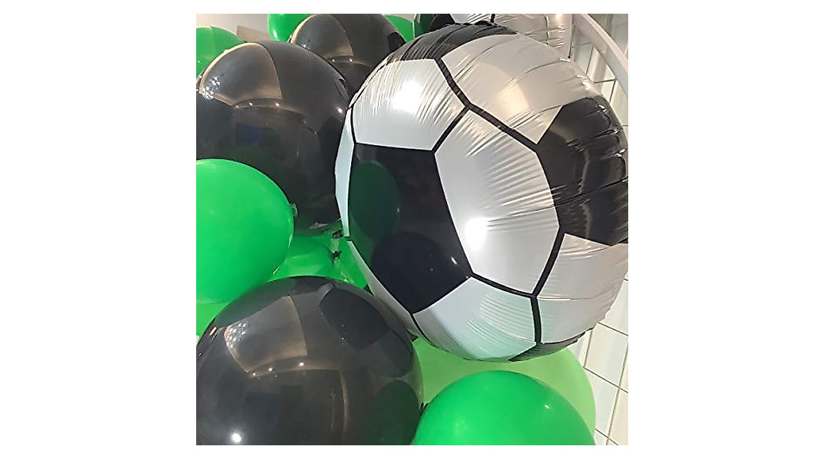 Elepplrty Soccer Party Balloon Garland for Football Events