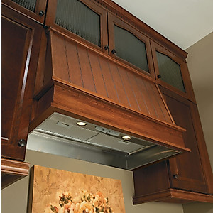 Broan-NuTone Elite 27.6-inch Custom Power Pack Range Hood Insert for External Blower with 2-Speed Exhaust Fan and Light, Stainless Steel