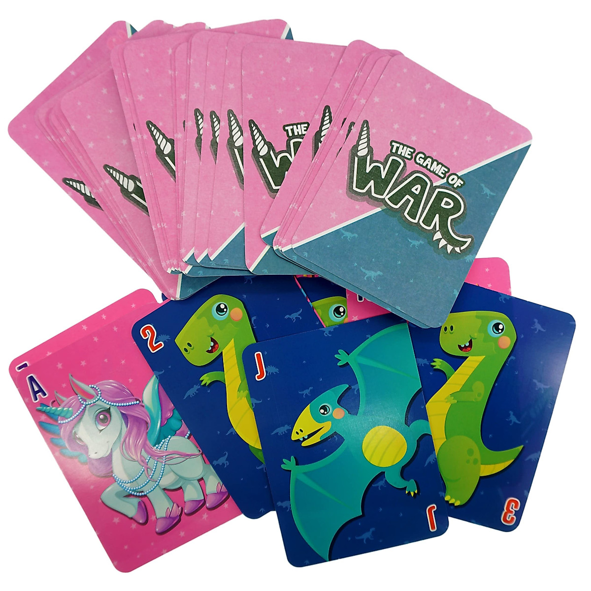 Fun a Ton War Card Game for Kids - The Game of War Kids Game Toy Cards Size 4.7" x 3.4". Great Party Favor ANK-B-200139-1-War