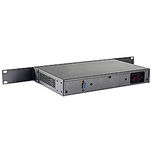 Firewall Hardware, OPNsense, VPN, Network Security Appliance, Router PC, Intel J1900, HUNSN RS17f, 4 x Intel Gigabit LAN, 2 x USB, VGA, Fanless, 2 x Reserved Fan, 4G RAM, 64G SSD