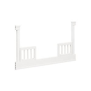 Nameasake Toddler Bed Conversion Kit for Tanner in Warm White